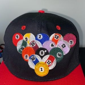 Accessories | Billiards Pool Vintage Snapback Hat | Poshmark